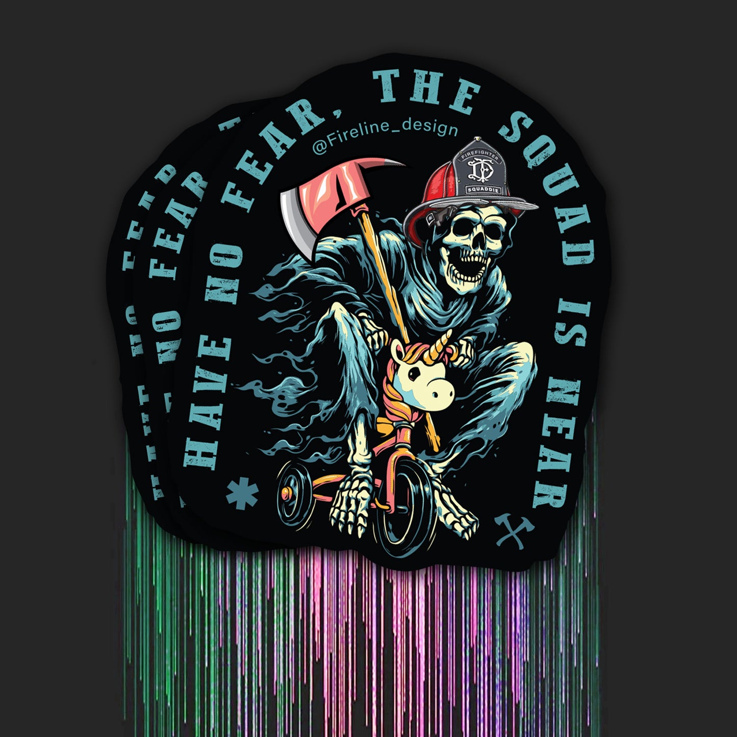 SQUAD Sticker - 3 Pack – Fireline Design